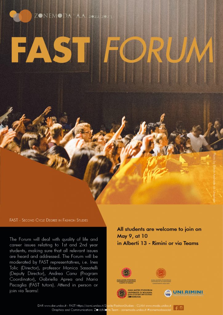 FAST FORUM – ZoneModa – studiare moda all'Università di Bologna